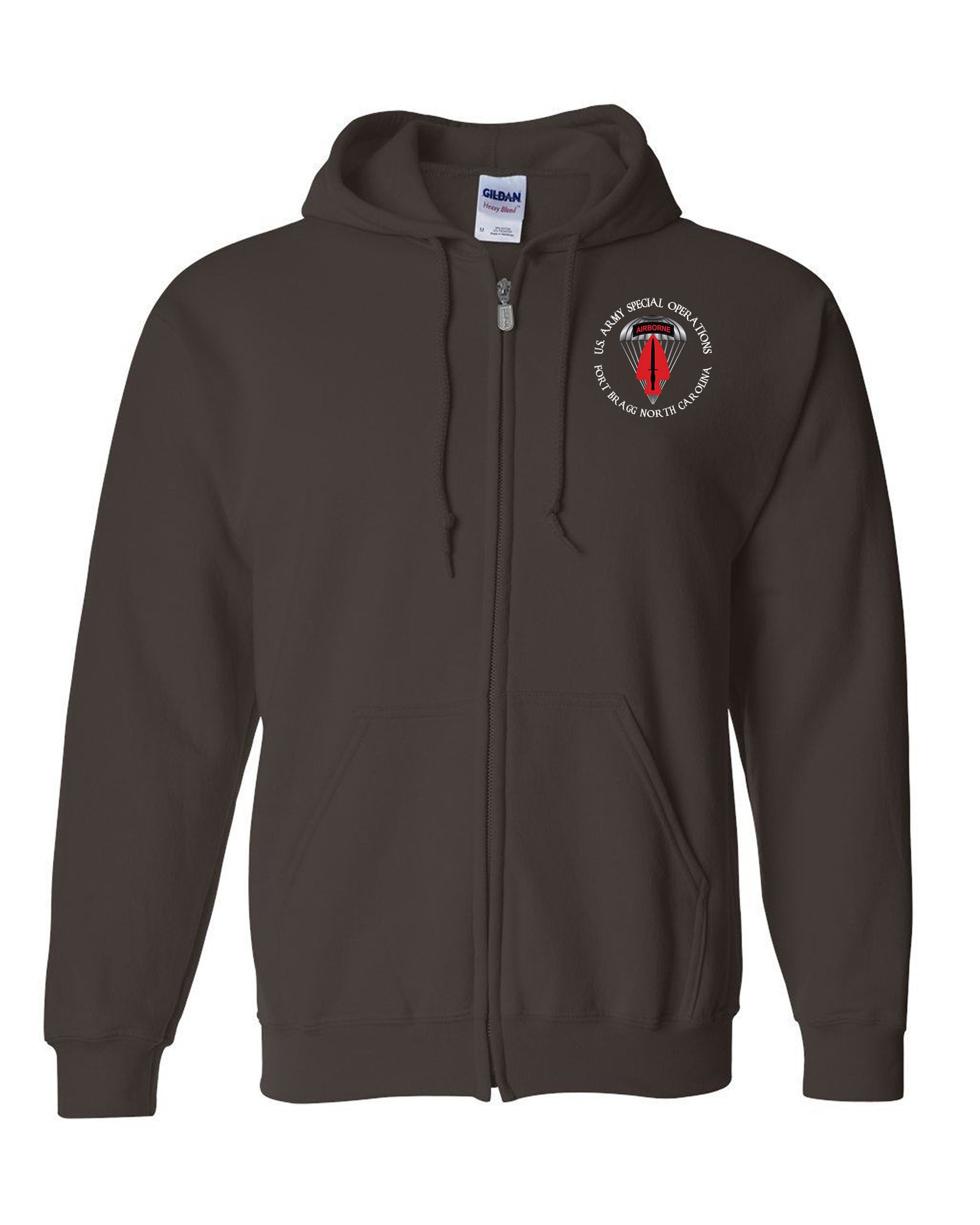 US Army Special Operations Command-usasoc Embroidered Hooded Sweatshirt ...