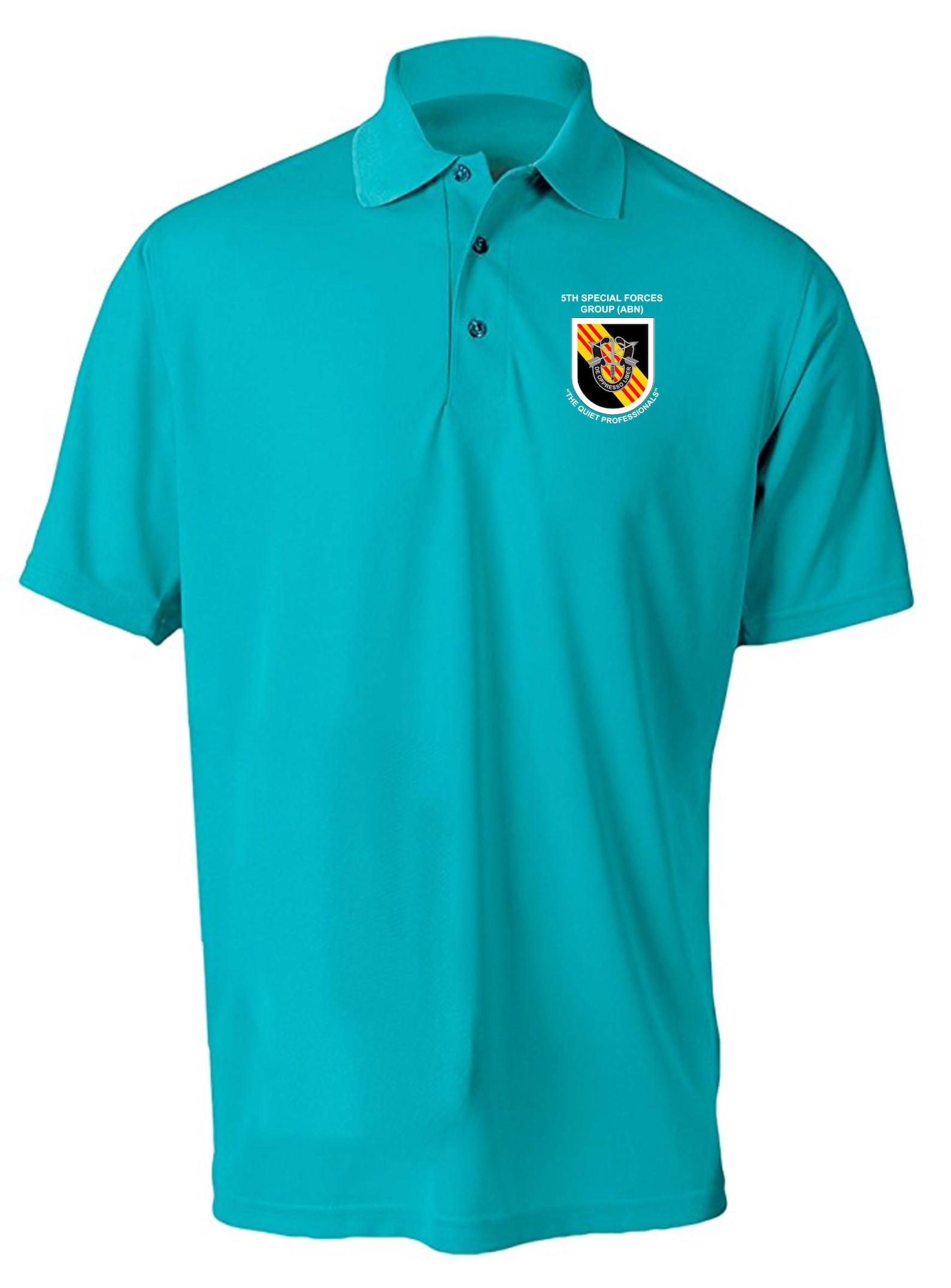 5th Special Forces Group Embroidered Moisture Wick Polo Shirt - Etsy
