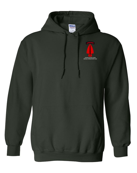 US Army Special Operations Command-usasoc Embroidered Hooded | Etsy