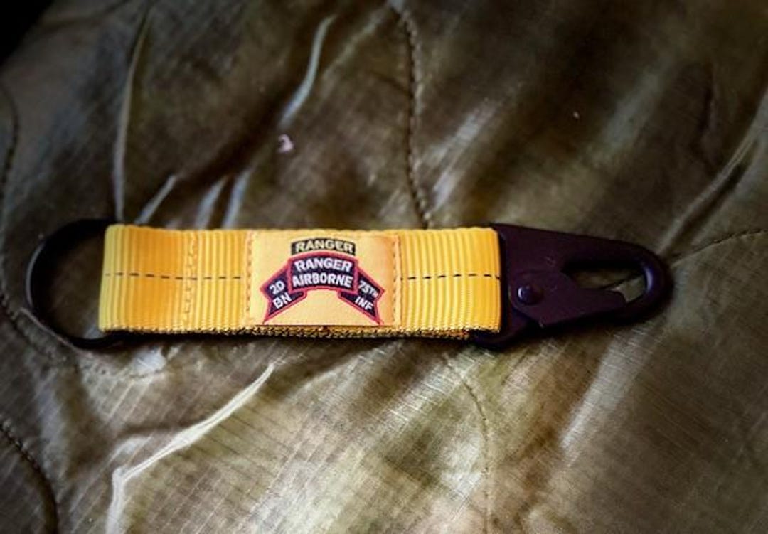 2-75th Ranger Battalion Original Scroll Tab USA Made Static Line Key ...