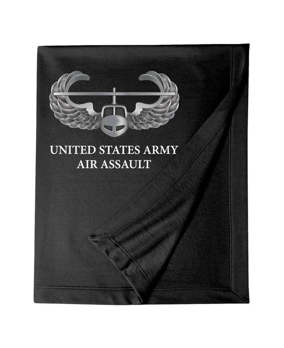 US Army Air Assault Embroidered Blanket-7250 | Etsy