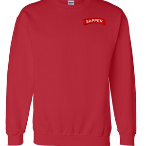 US Army Sapper Embroidered Cotton Sweatshirt-10626 - Etsy