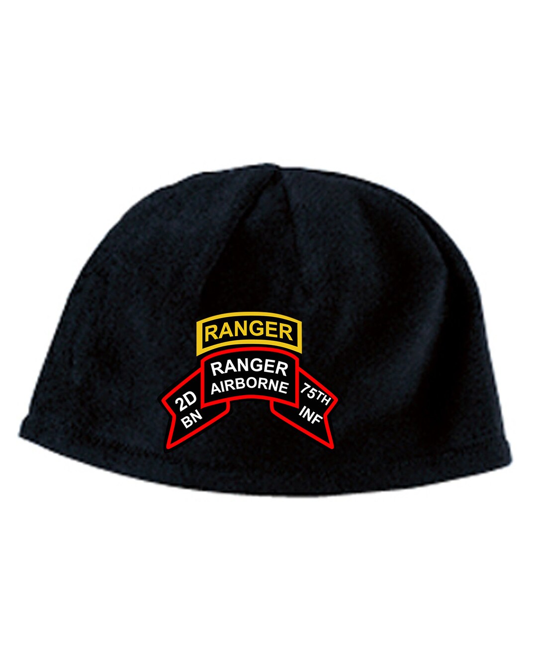 2-75th Ranger Battalion Embroidered Fleece Beanie-15885 - Etsy