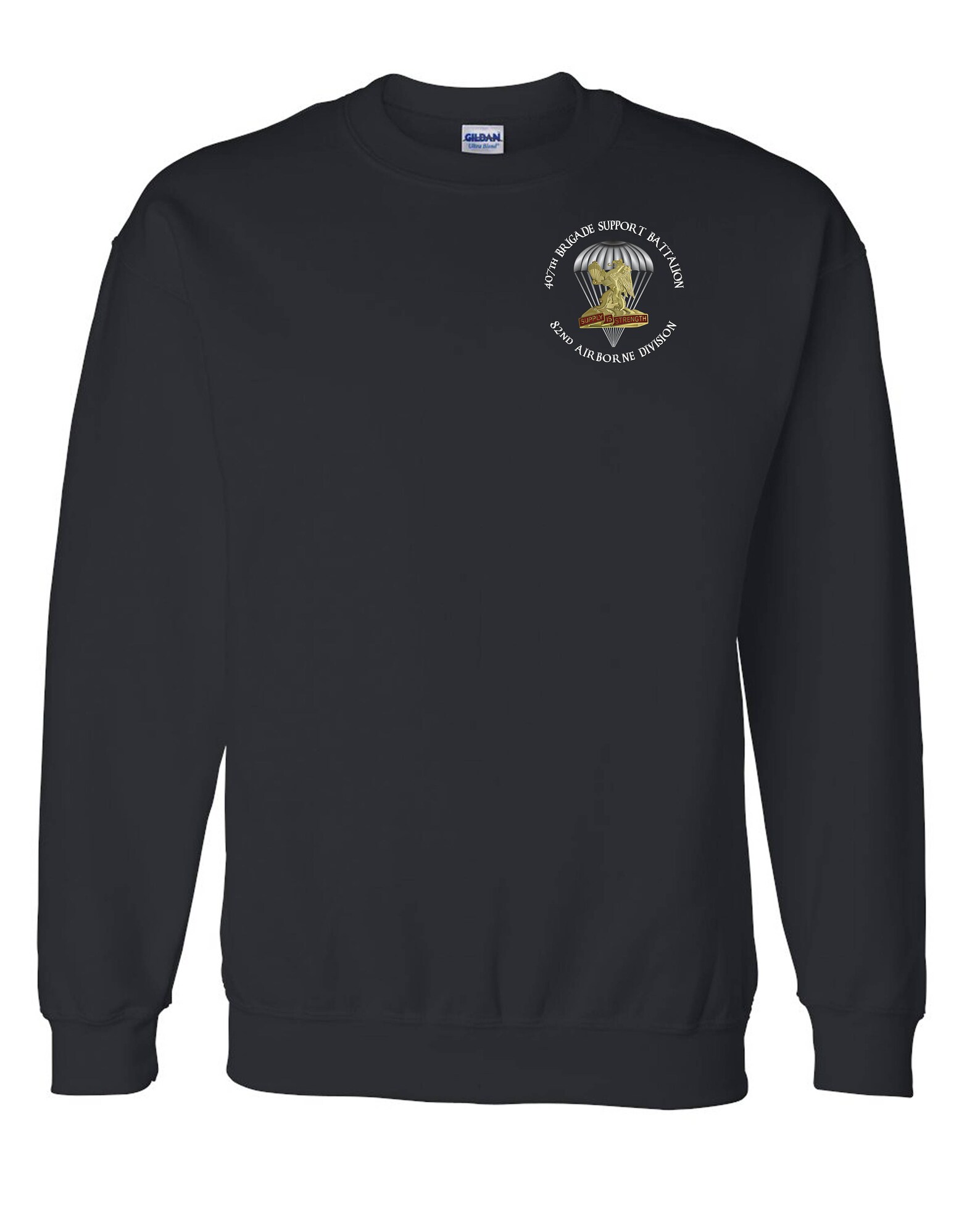 407th Brigade Support Battalion Embroidered Sweatshirt-3498 | Etsy