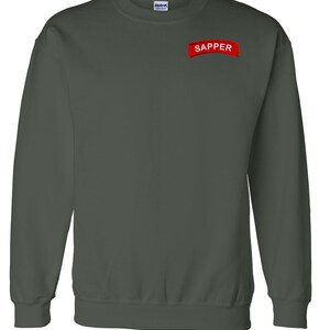 US Army Sapper Embroidered Cotton Sweatshirt-10626 - Etsy
