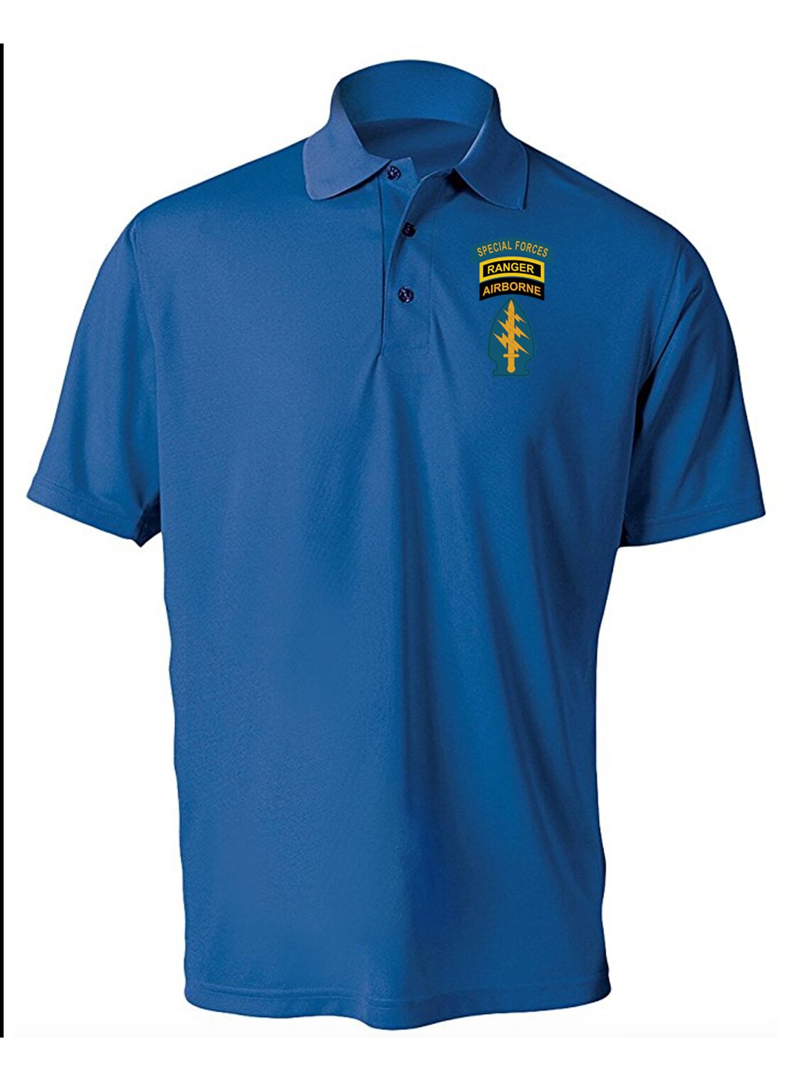 US Army Special Forces "triple Canopy" Embroidered Moisture Wick Polo ...