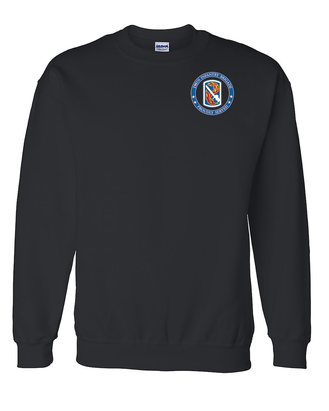 198th Light Infantry Brigade Embroidered Sweatshirt-14077 - Etsy
