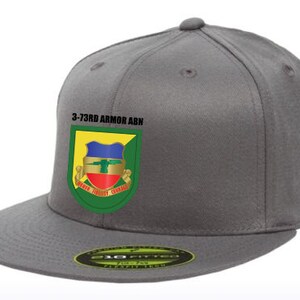 3-73rd Armor Crest Flash "flexfit" Embroidered Baseball Cap-15697 - Etsy