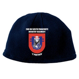 2-505th Parachute Infantry Regiment Crest Flash Embroidered Fleece ...