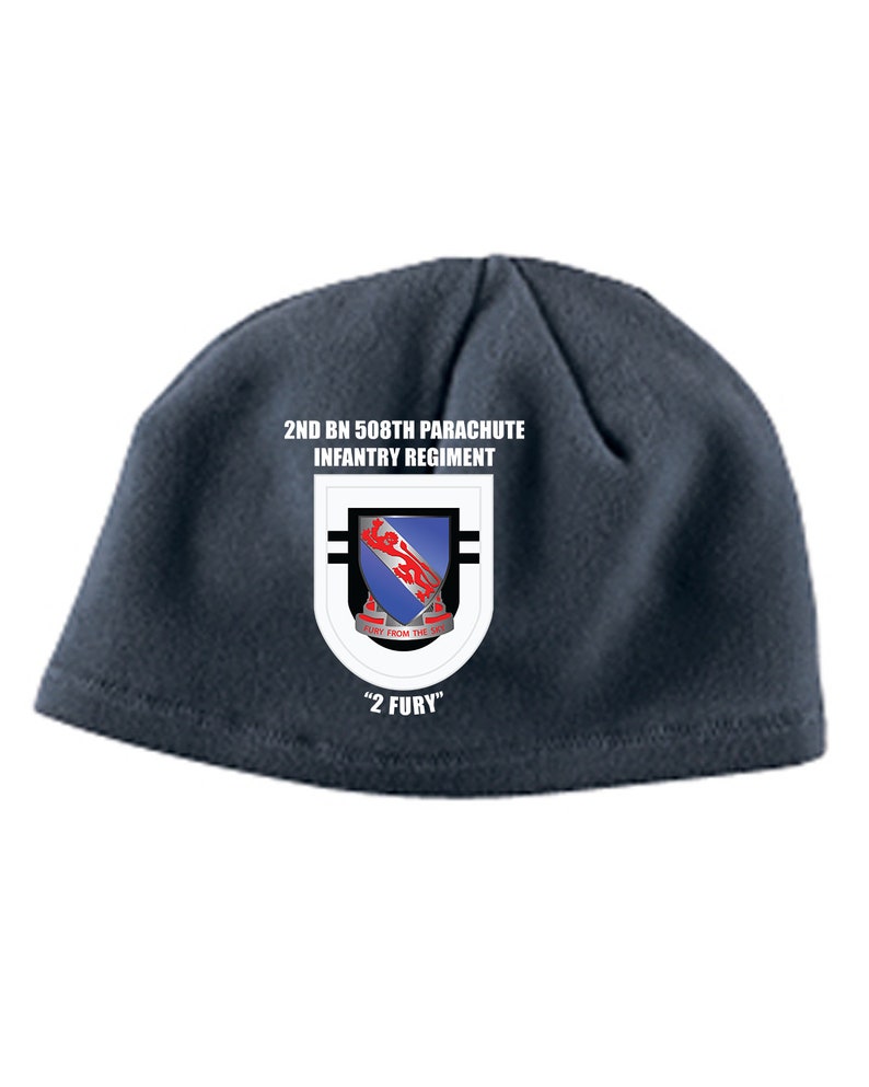 2-508th Parachute Infantry Regiment Crest Flash Embroidered Fleece ...
