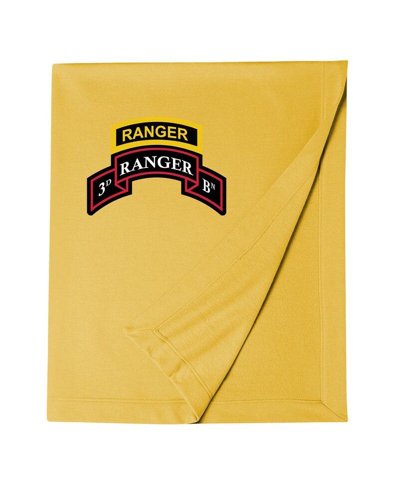 3/75th Ranger Battalion W/ Ranger Tab Embroidered Blanket-3320 | Etsy