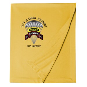 75th Ranger Regiment W/ Ranger Tab Embroidered Blanket-3832 - Etsy