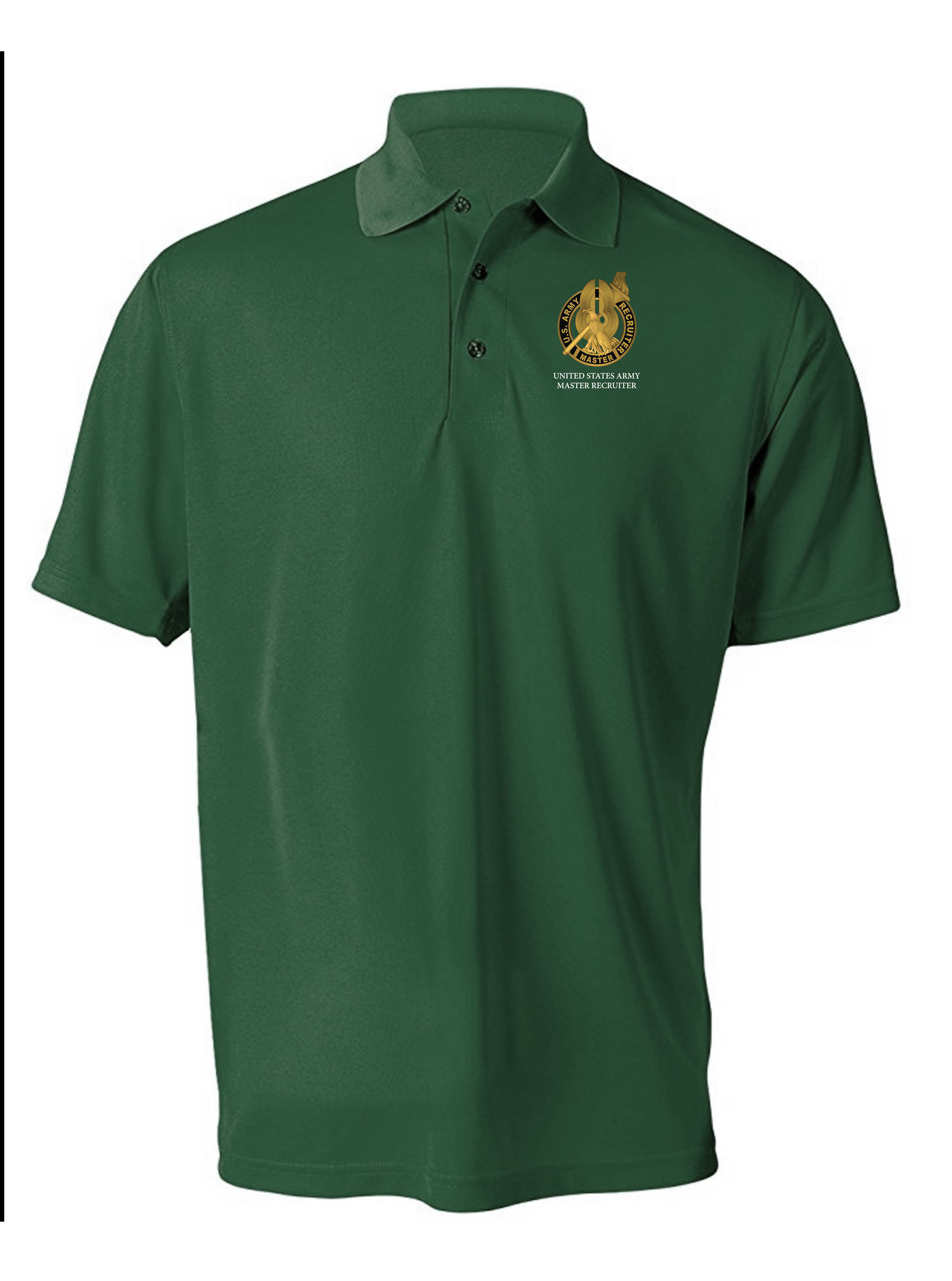 US Army Master Recruiter Embroidered Moisture Wick Polo Shirt -7758 - Etsy