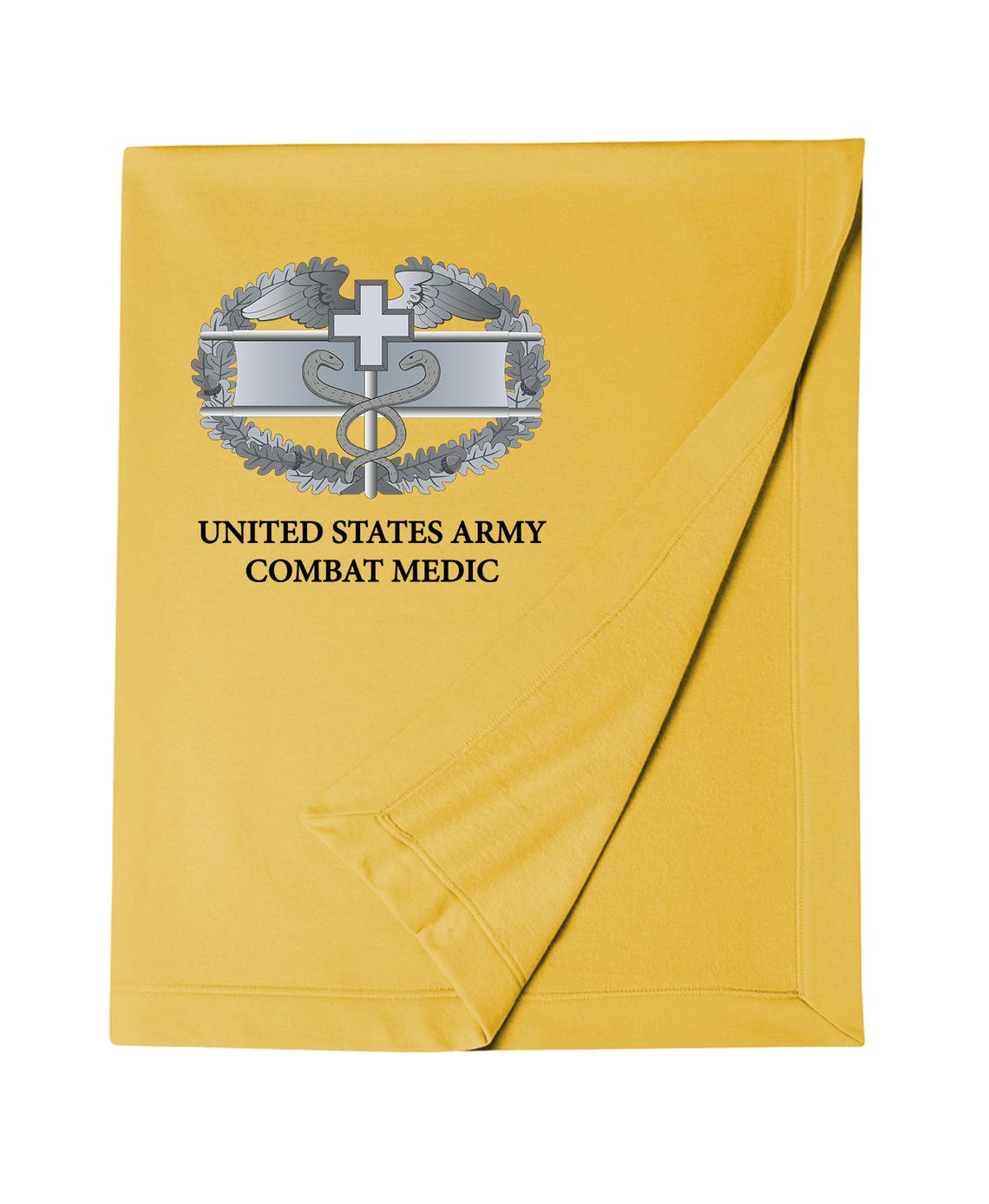 Combat Medical Badge CMB Embroidered Blanket-6937 | Etsy