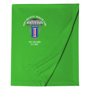 193rd Infantry Brigade (airborne) Embroidered Blanket-6896 - Etsy