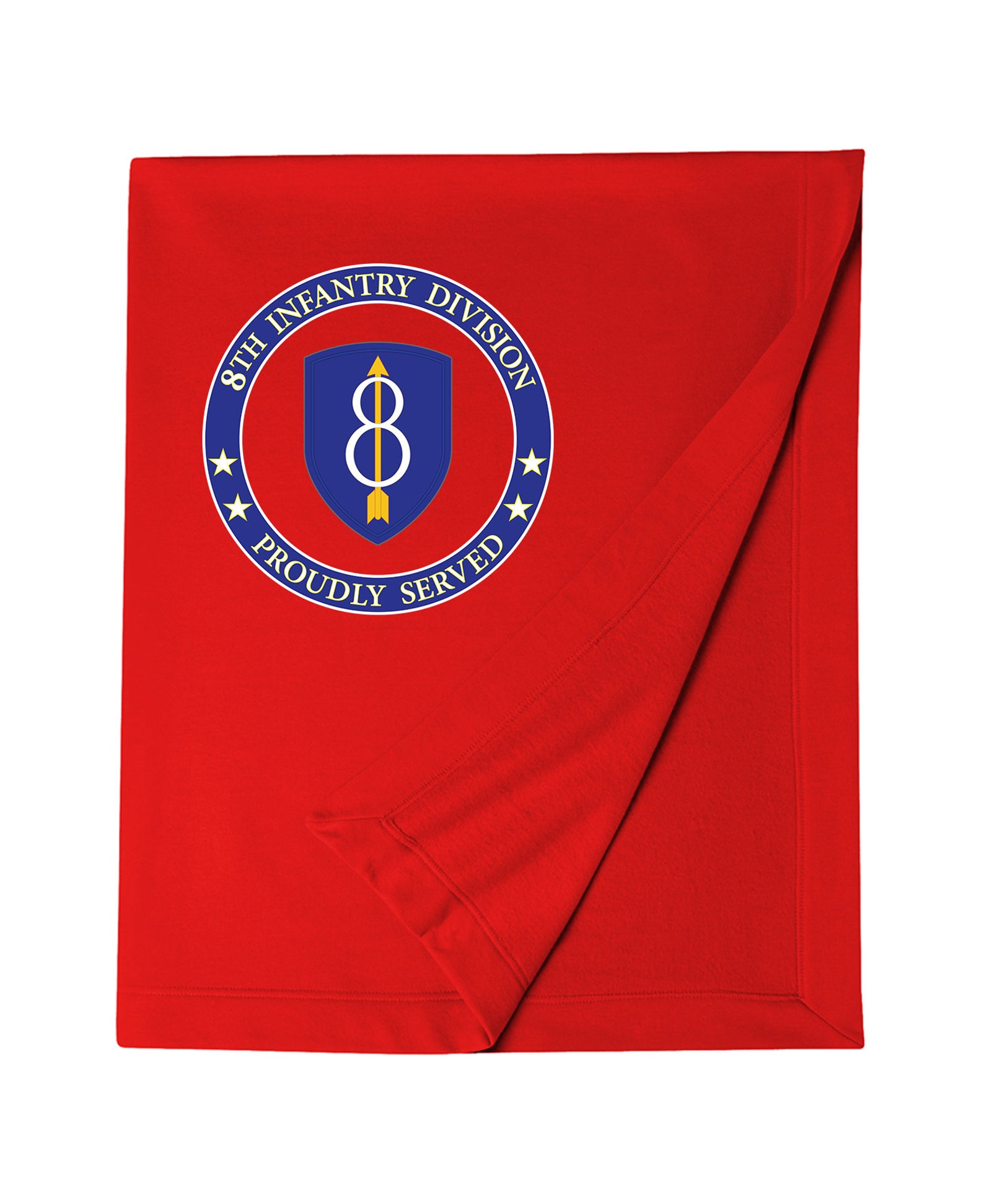 8th Infantry Division Golden Arrow Embroidered | Etsy