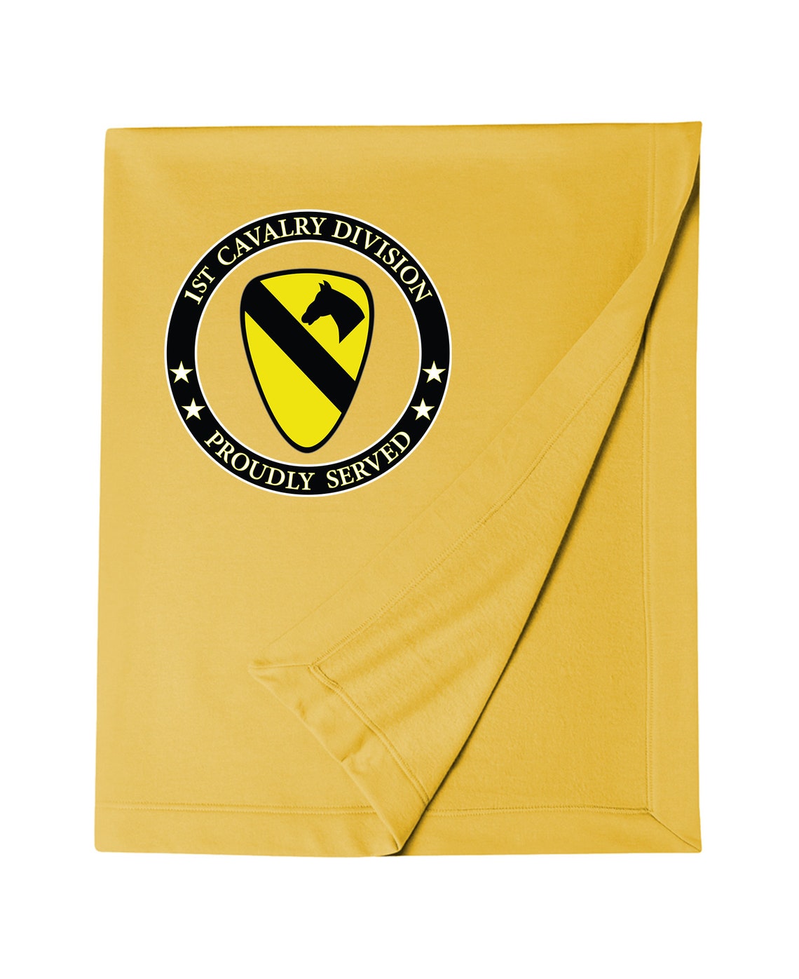 1st Cavalry Division Embroidered Blanket-12383 - Etsy