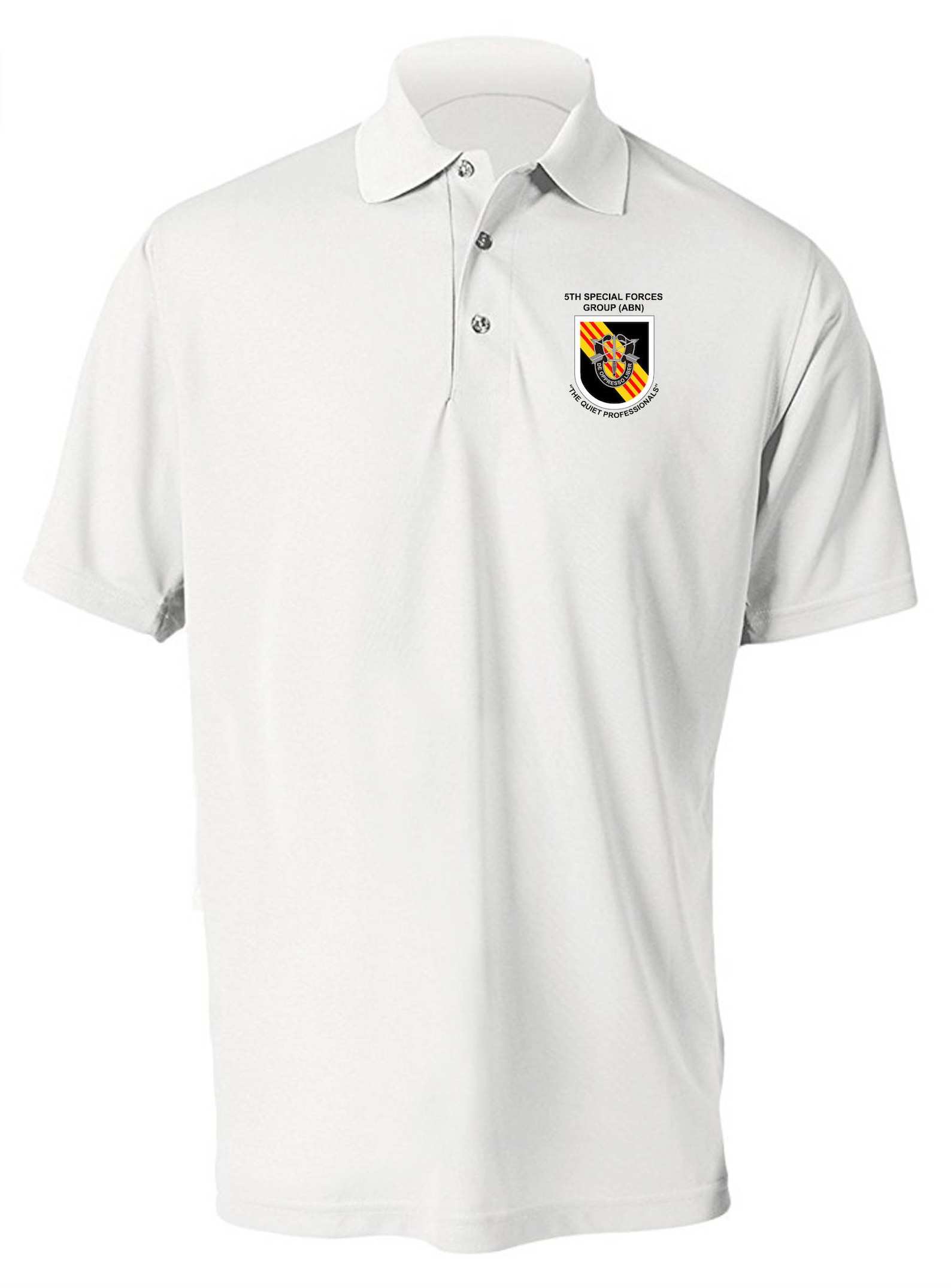 5th Special Forces Group Embroidered Moisture Wick Polo Shirt - Etsy