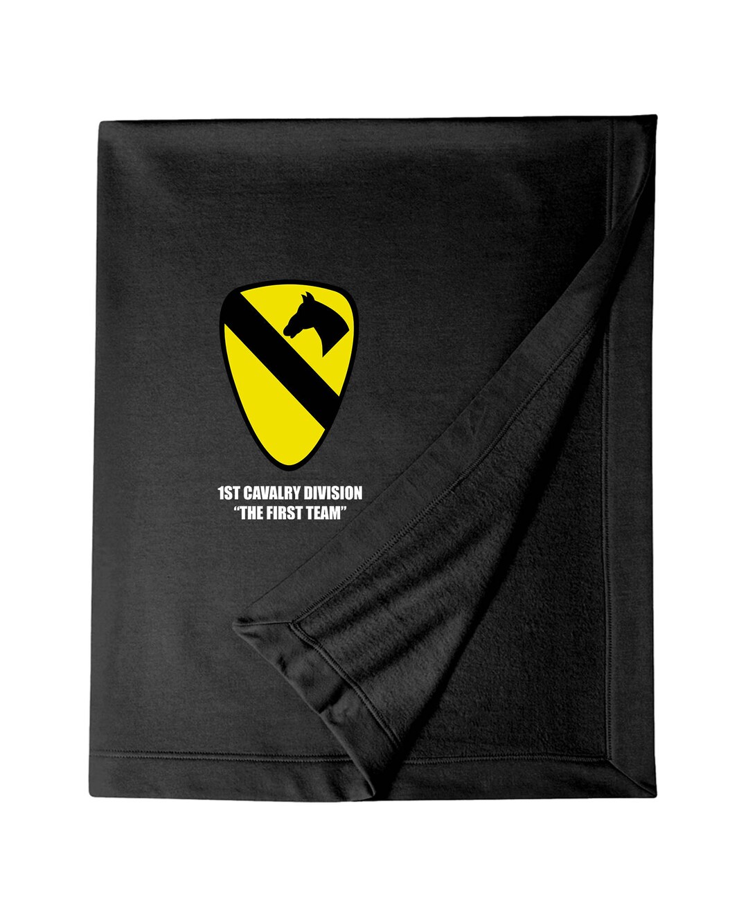 1st Cavalry Division Embroidered Blanket-4171-1 - Etsy