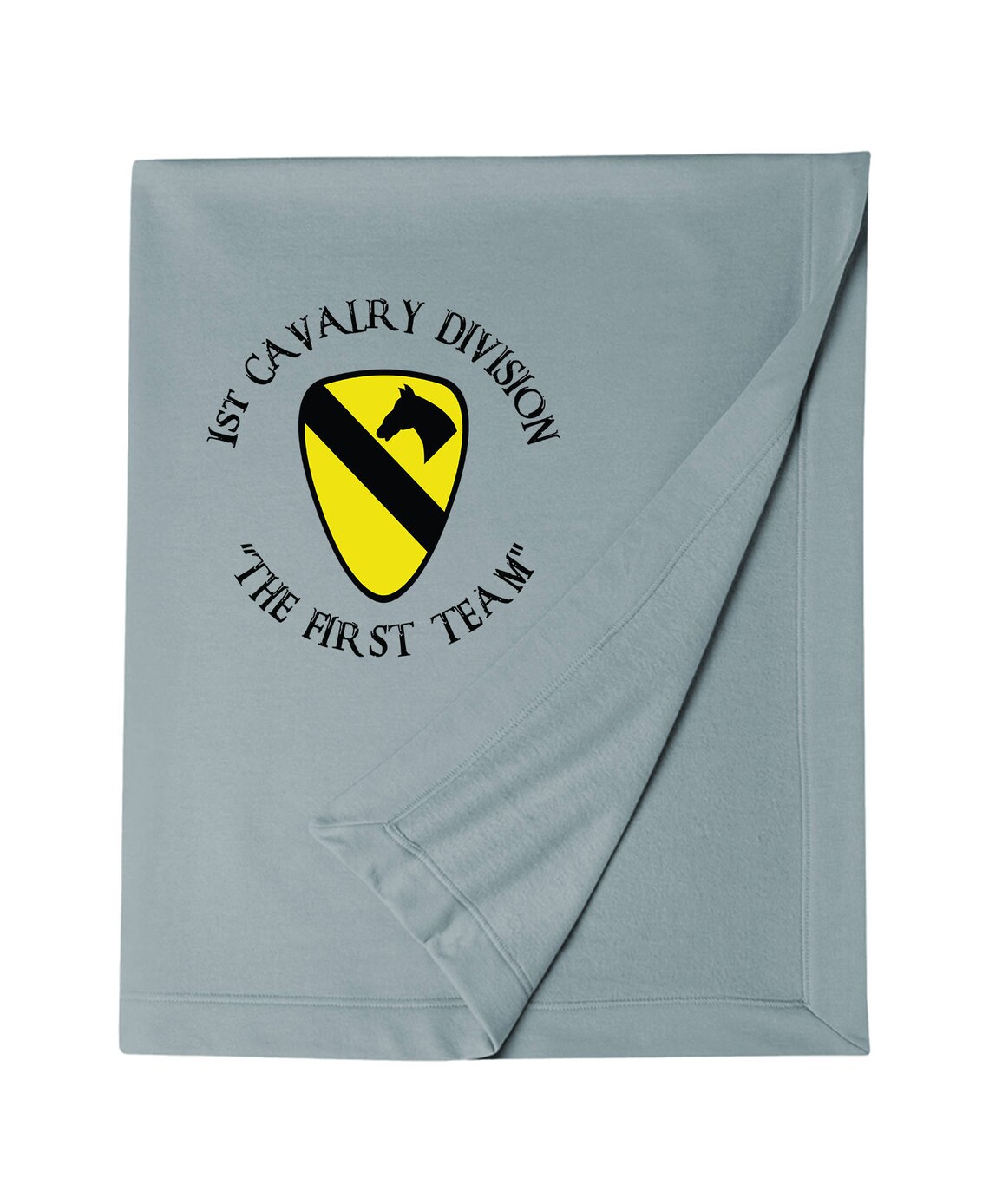 1st Cavalry Division Embroidered Blanket-4280 - Etsy