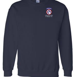 1st Sustainment Command - COSCOM (airborne) Embroidered Sweatshirt-7633 ...