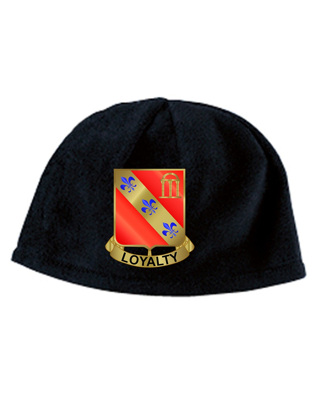 319th Crest Embroidered Fleece Beanie-15688 - Etsy