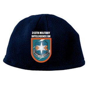 313th Military Intelligence (airborne) Crest Flash Embroidered Fleece ...