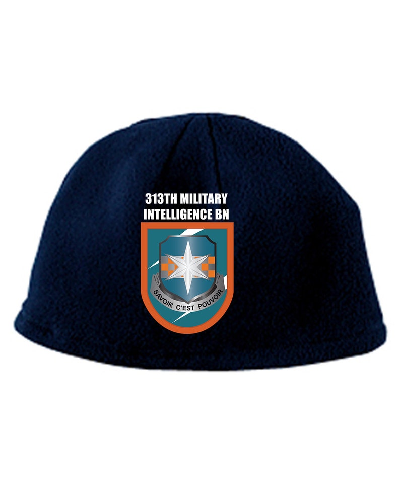 313th Military Intelligence (airborne) Crest Flash Embroidered Fleece ...