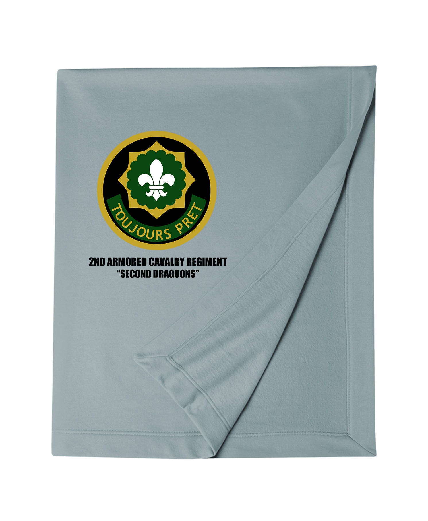 2nd Armored Cavalry Regiment Embroidered Blanket-4185 - Etsy