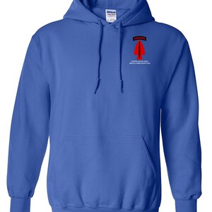 US Army Special Operations Command-usasoc- Embroidered Hooded ...