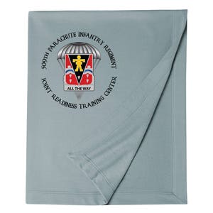 509th Parachute Infantry JRTC Embroidered Blanket-6915 - Etsy