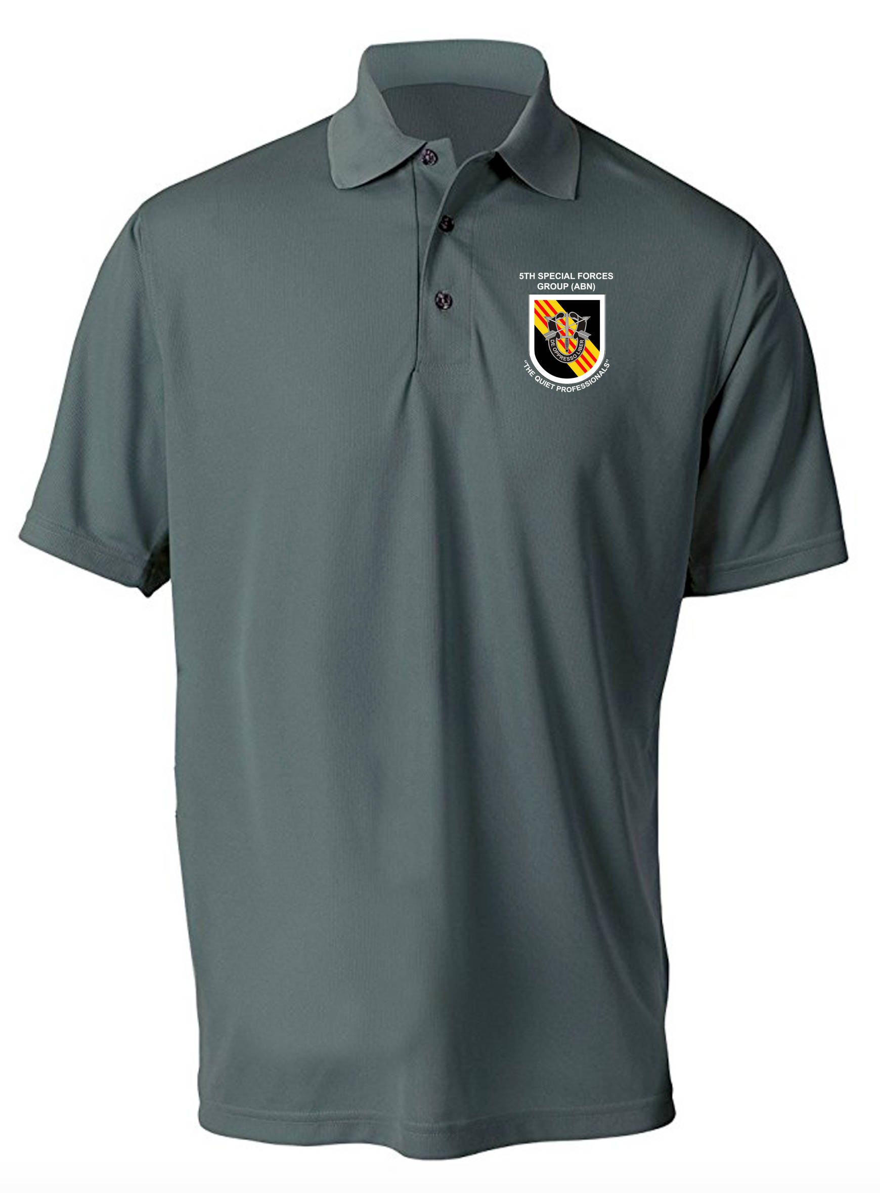 5th Special Forces Group Embroidered Moisture Wick Polo Shirt - Etsy