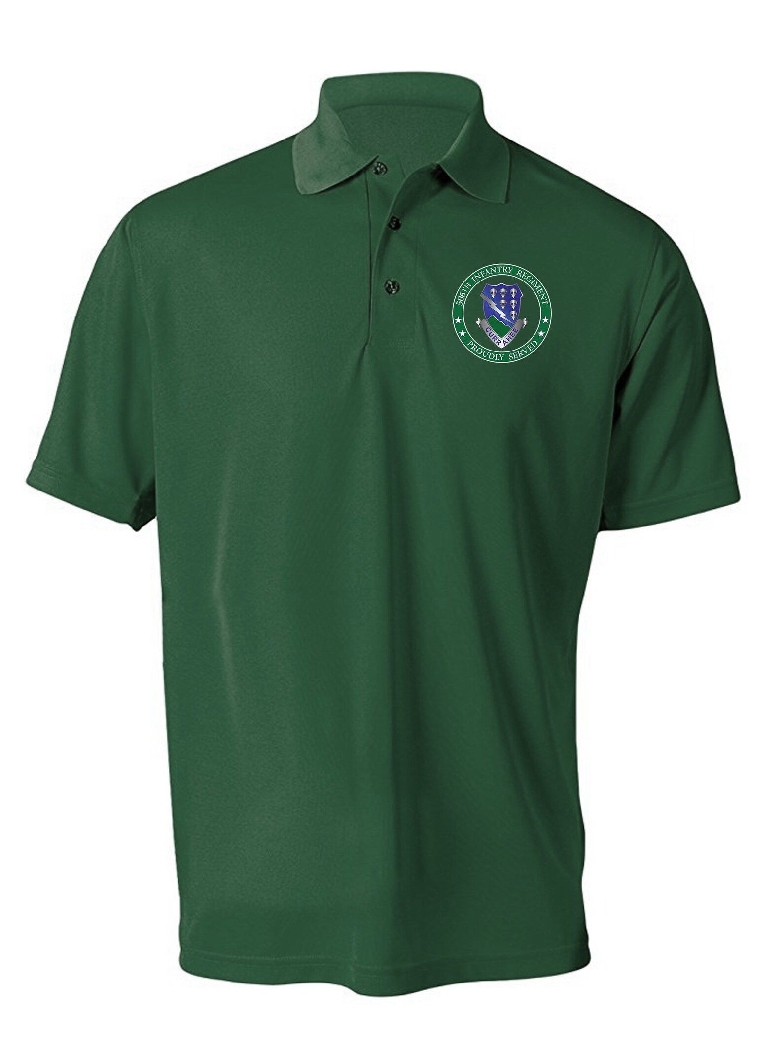 506th Parachute Infantry Regiment "currahee" Embroidered Moisture Wick ...