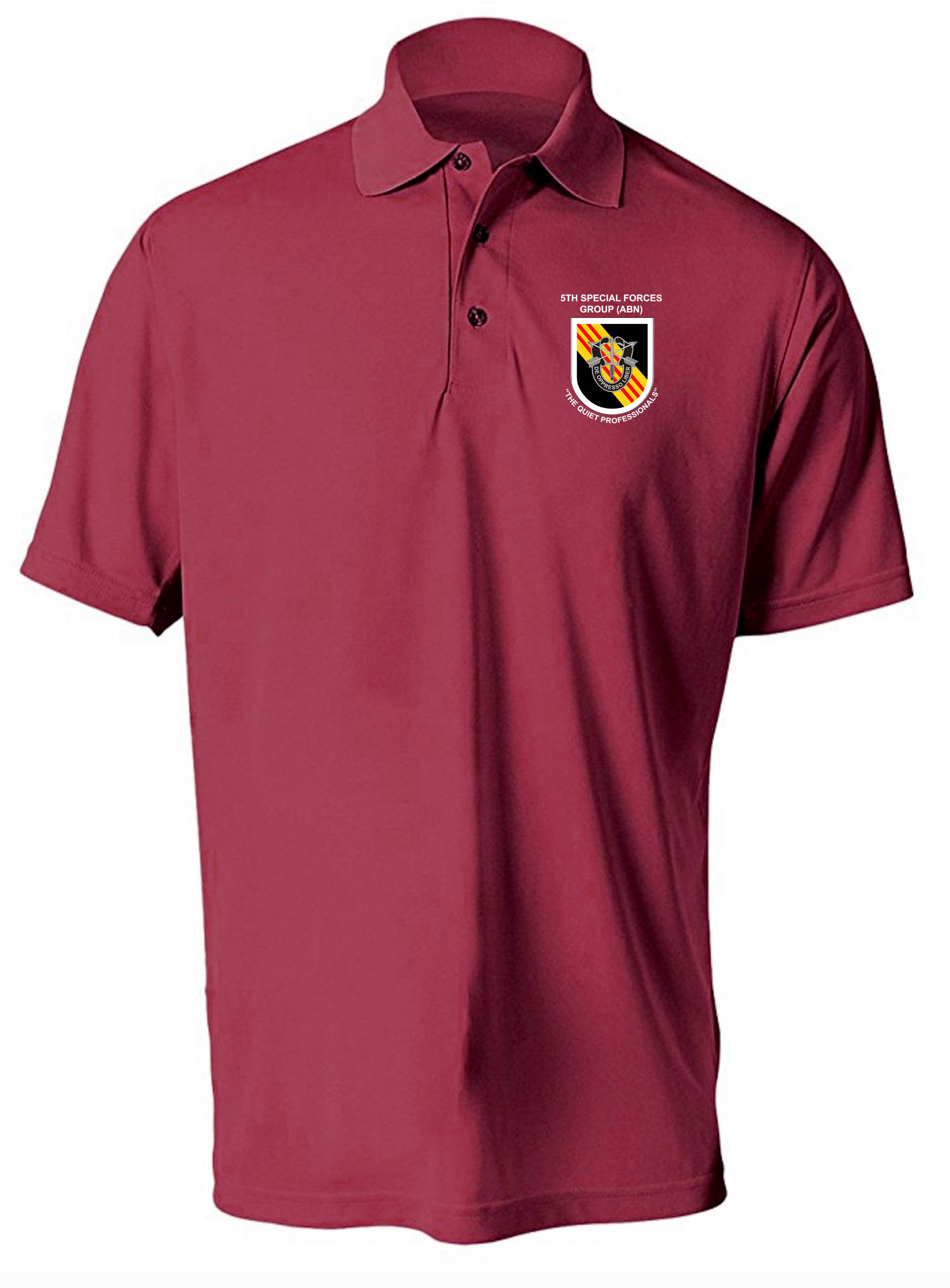 5th Special Forces Group Embroidered Moisture Wick Polo Shirt - Etsy