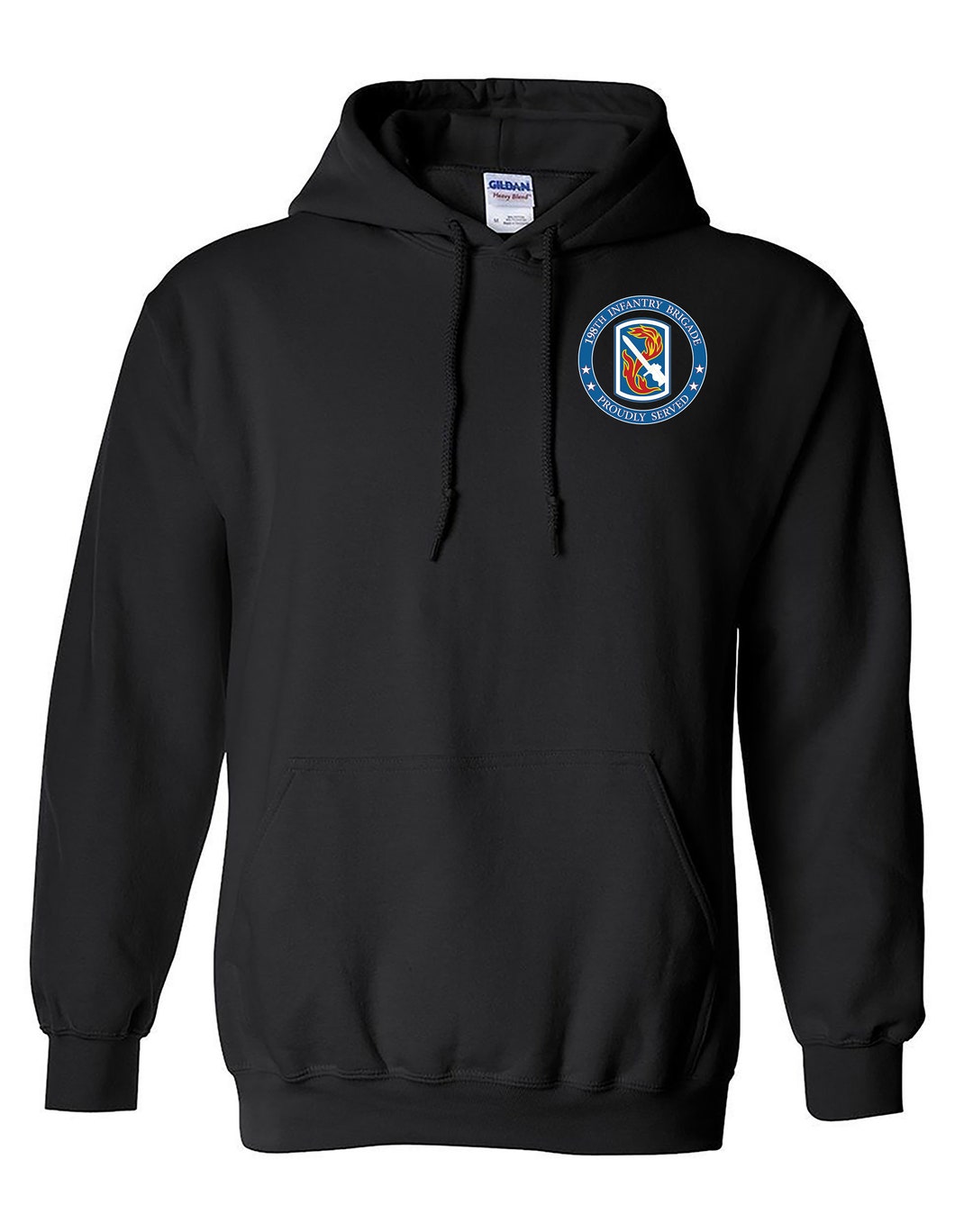 198th Light Infantry Brigade Embroidered Hooded Sweatshirt-14071 - Etsy