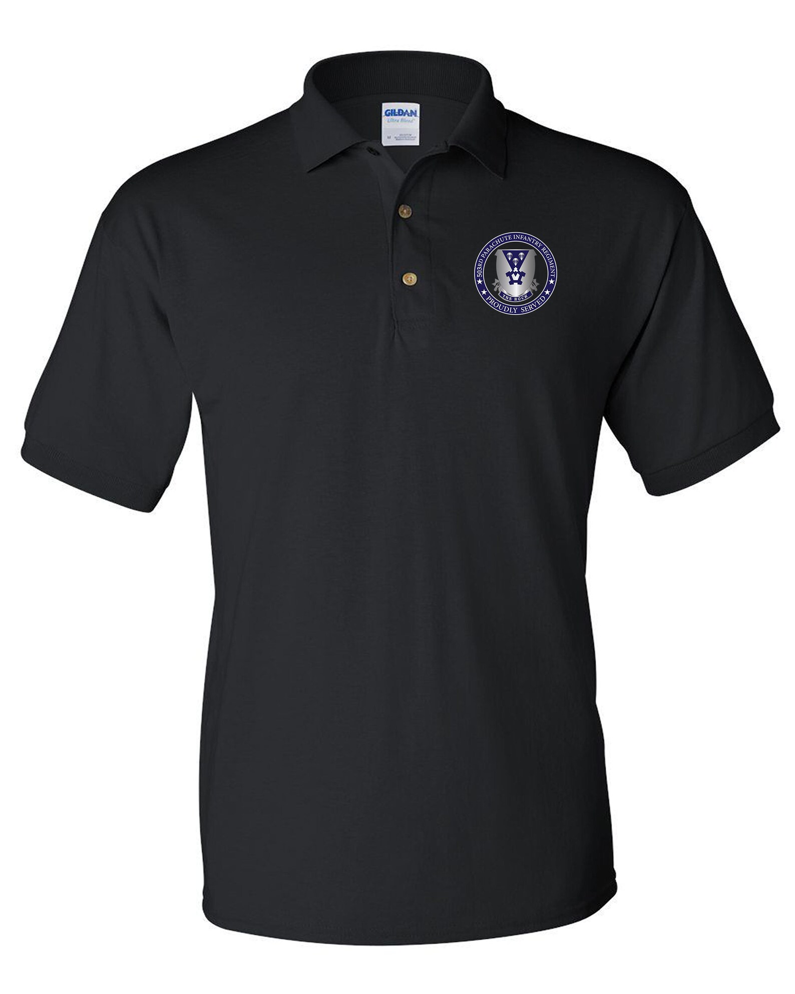 503rd Parachute Infantry Regiment Embroidered Cotton Polo - Etsy