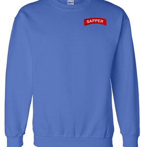 US Army Sapper Embroidered Cotton Sweatshirt-10626 - Etsy