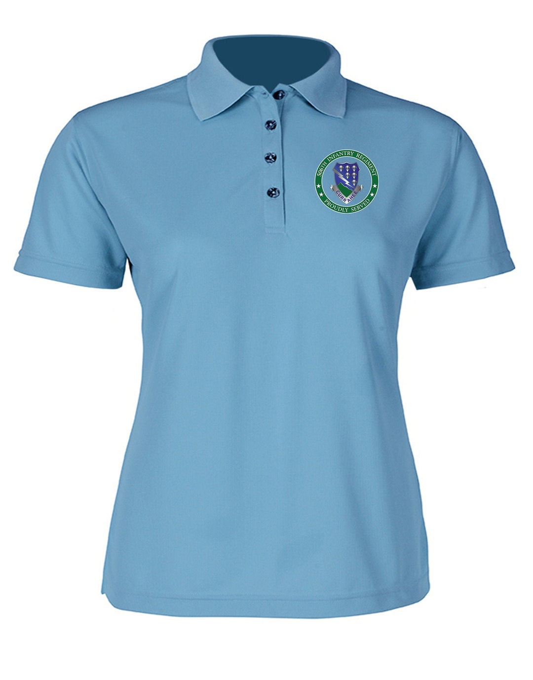 Ladies 506th Parachute Infantry Regiment "currahee" Embroidered ...