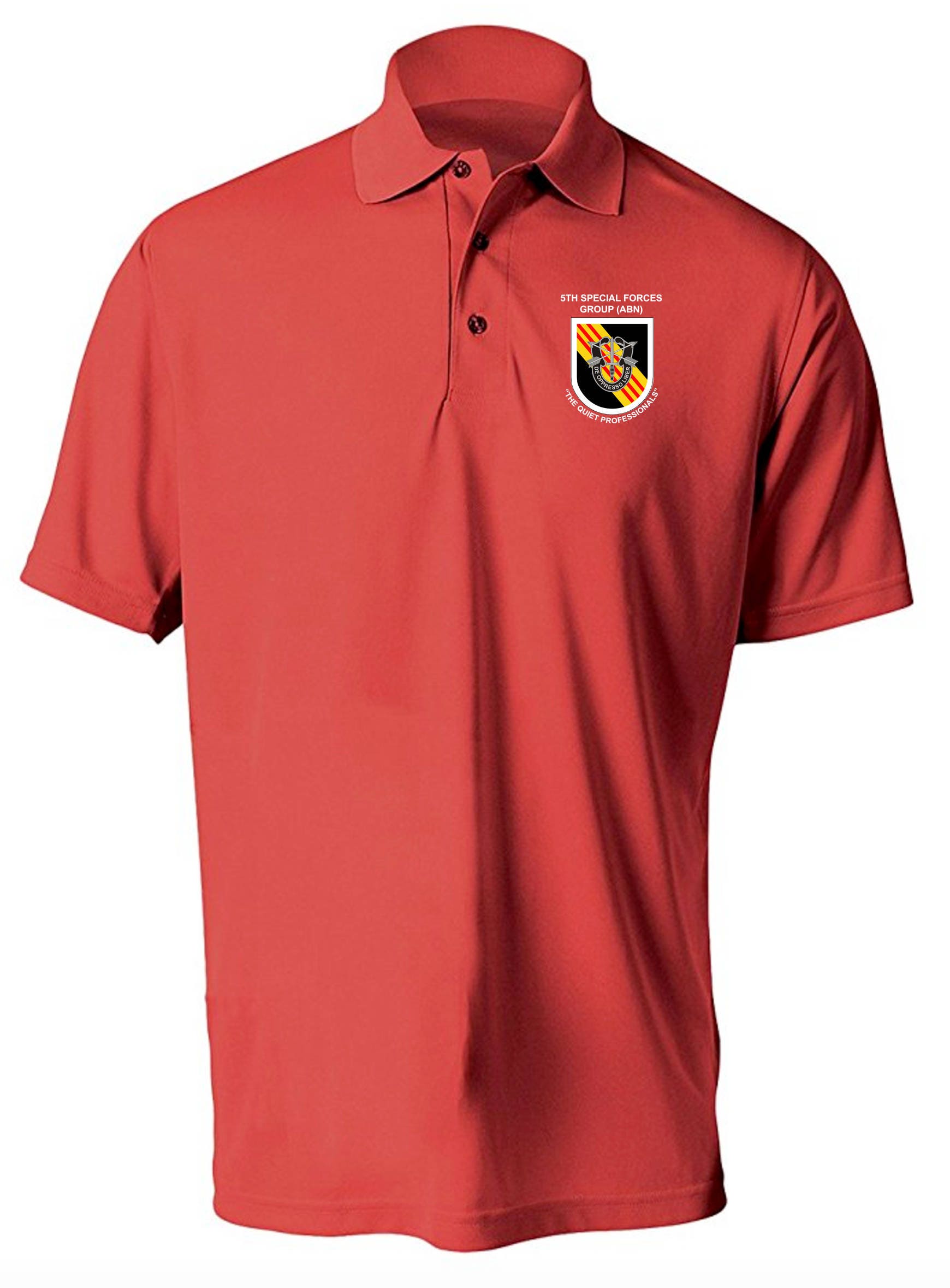 5th Special Forces Group Embroidered Moisture Wick Polo Shirt - Etsy