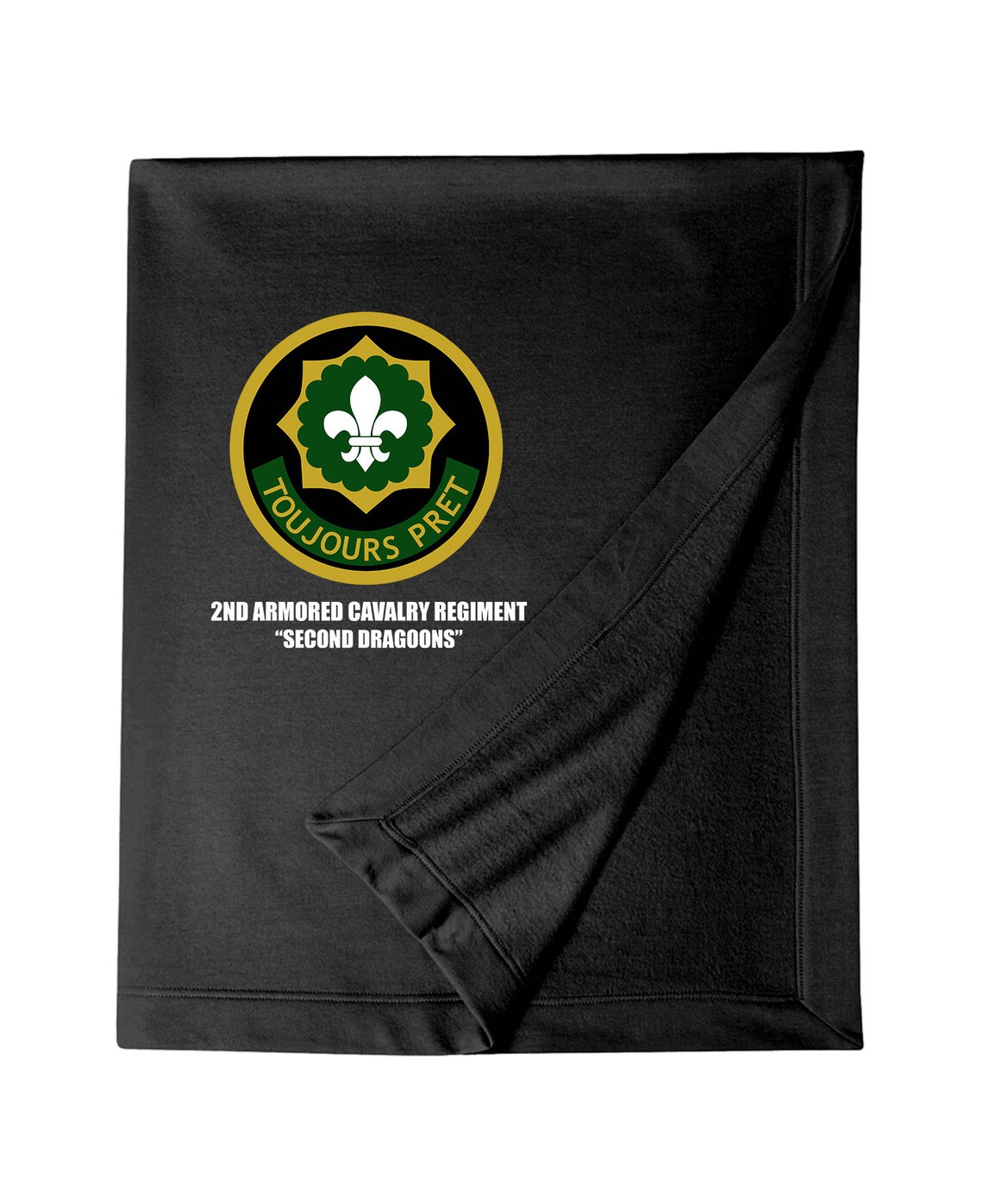 2nd Armored Cavalry Regiment Embroidered Blanket-4185 - Etsy
