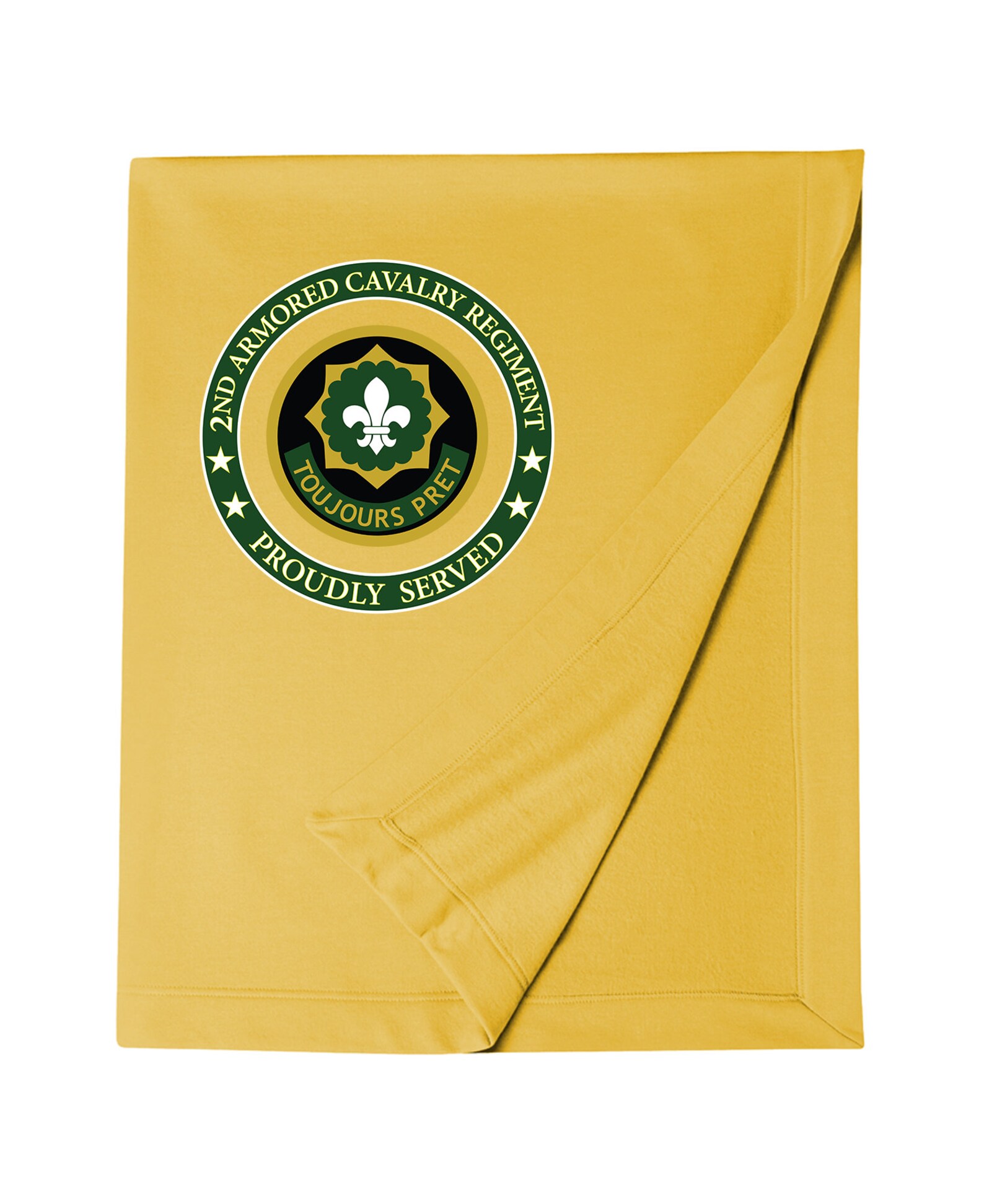 2nd Armored Cavalry Regiment Embroidered Blanket-12483 - Etsy