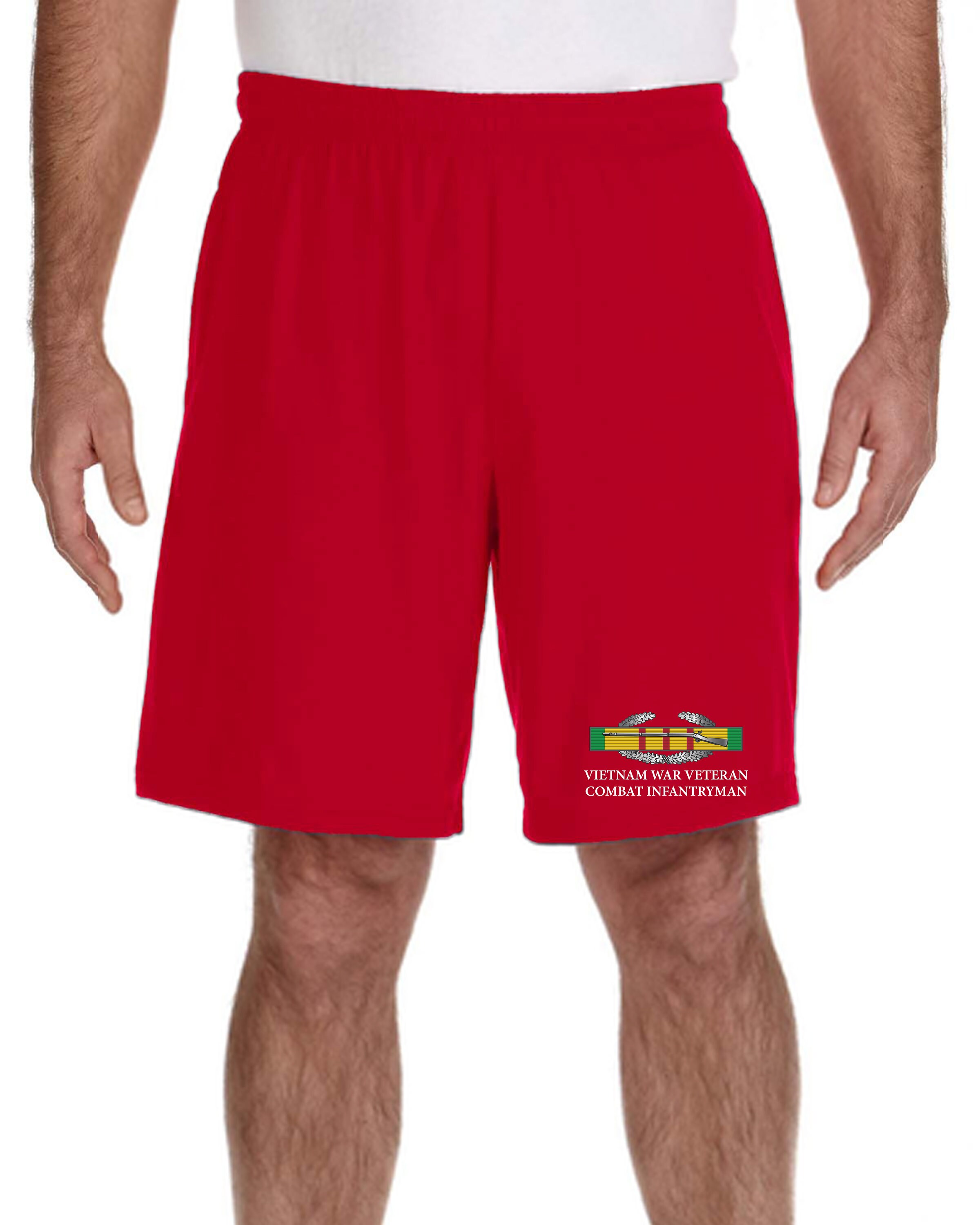 Republic of Vietnam -combat Infantryman's Badge Embroidered Gym Shorts ...