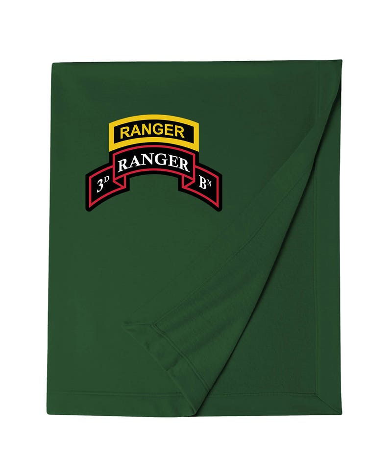 3/75th Ranger Battalion W/ Ranger Tab Embroidered Blanket-3320 | Etsy