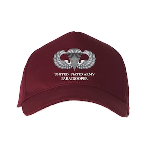 US Army Paratrooper Embroidered Baseball Cap-10540 - Etsy