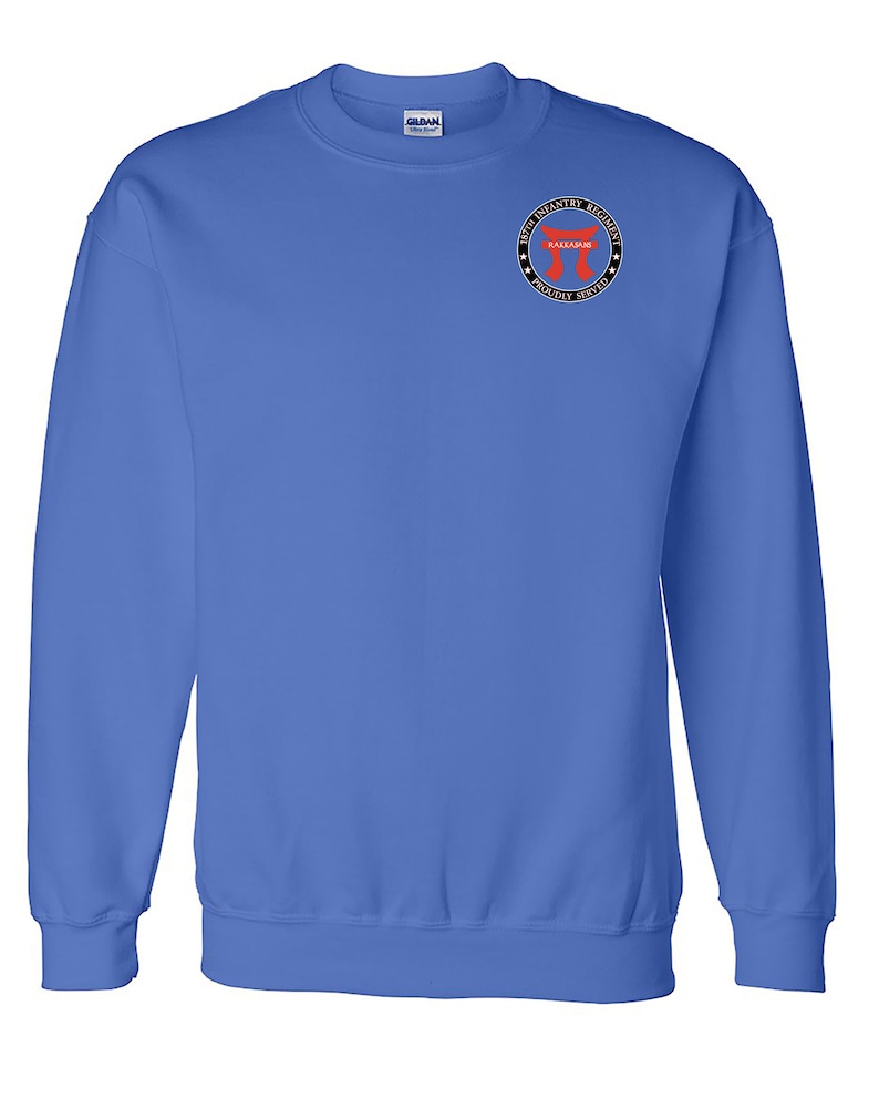 187th Regimental Combat Team Embroidered Sweatshirt-13819 - Etsy