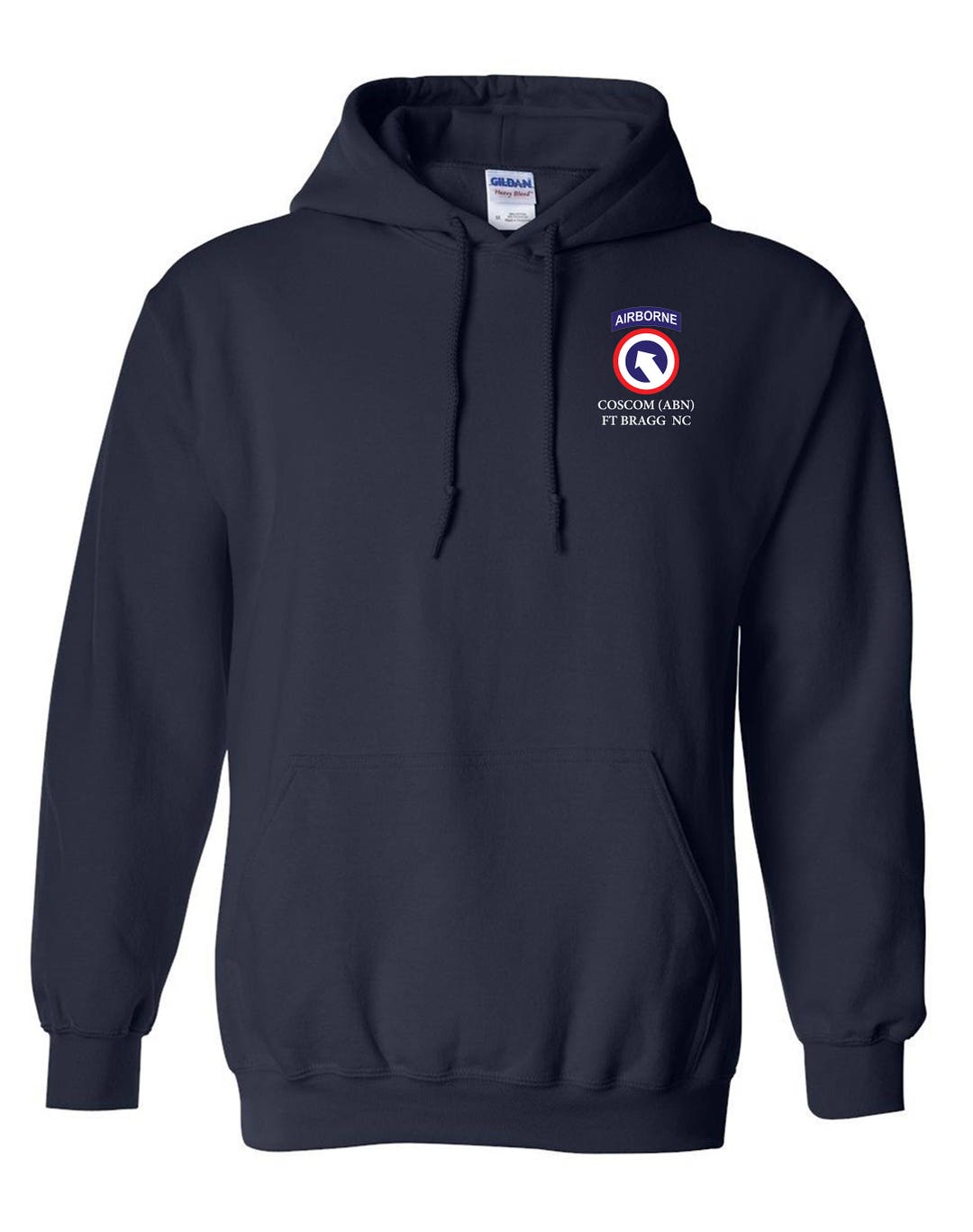 1st Sustainment Command-coscom (airborne) Embroidered Hooded Sweatshirt ...
