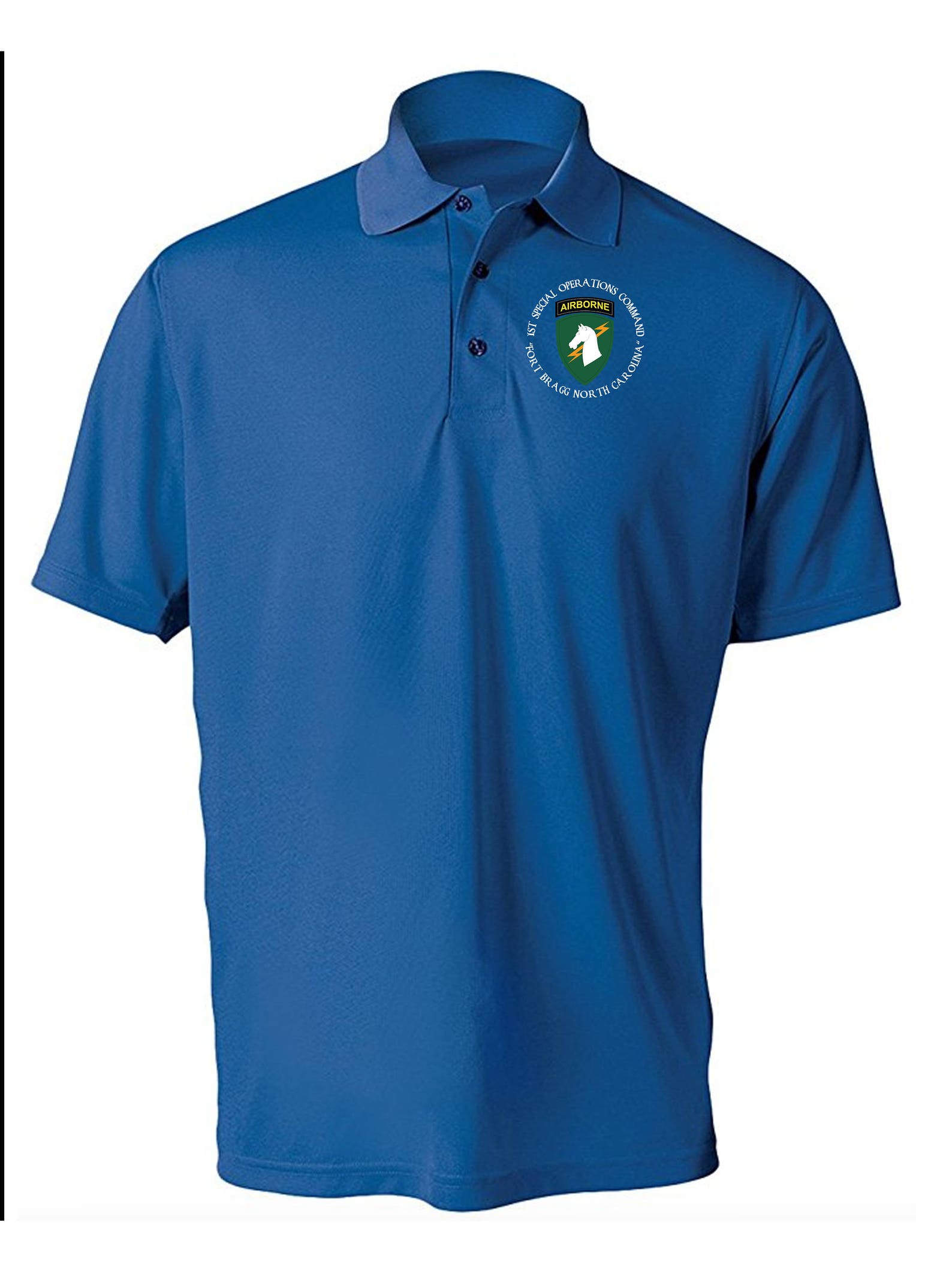 1st Special Operations Command (SOCOM) Embroidered Moisture Wick Polo ...