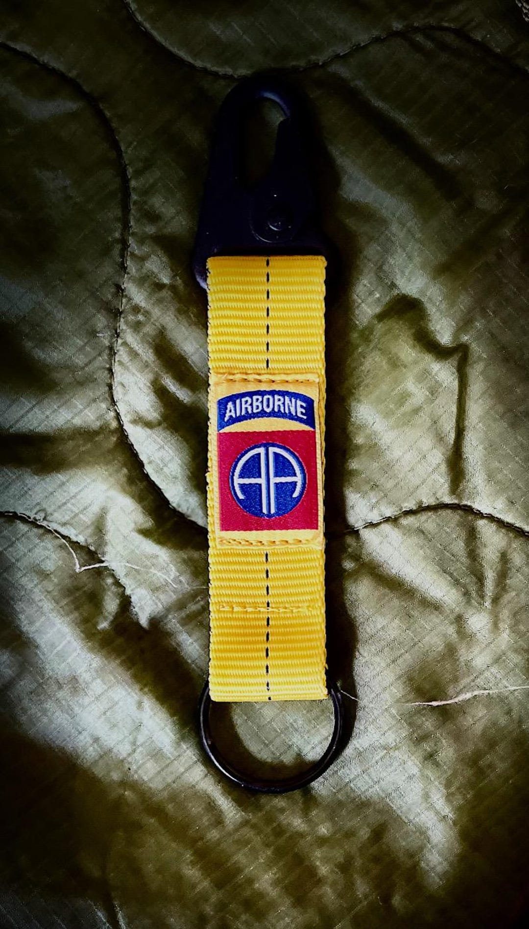 82nd Airborne Division USA Made Static Line Key Chain-17026 - Etsy