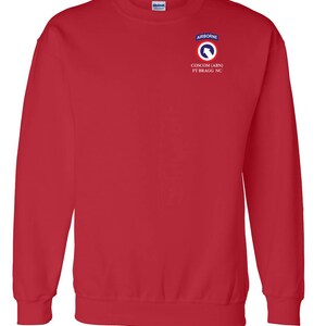 1st Sustainment Command - COSCOM (airborne) Embroidered Sweatshirt-7633 ...