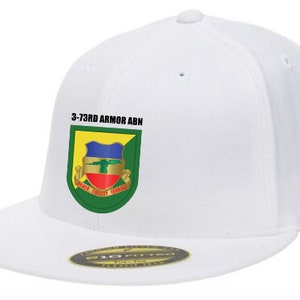 3-73rd Armor Crest Flash "flexfit" Embroidered Baseball Cap-15697 - Etsy